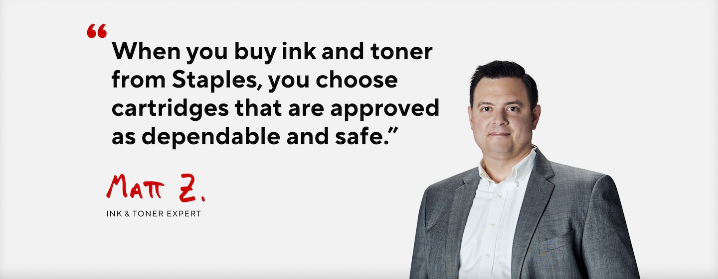 The truth about imitation ink and toner. | Staples